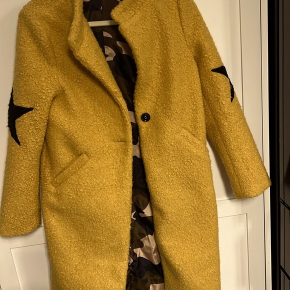 Fashion Nova | Jackets & Coats | Rare Coat With Stars On Each Side ...